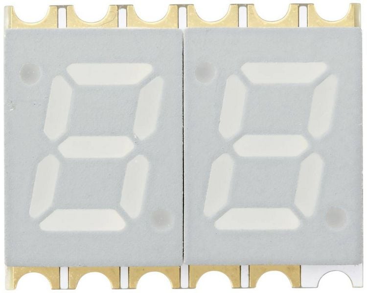 TRU COMPONENTS SMD-LED Gelb 6 mcd Zweiziffern-Display kaufen