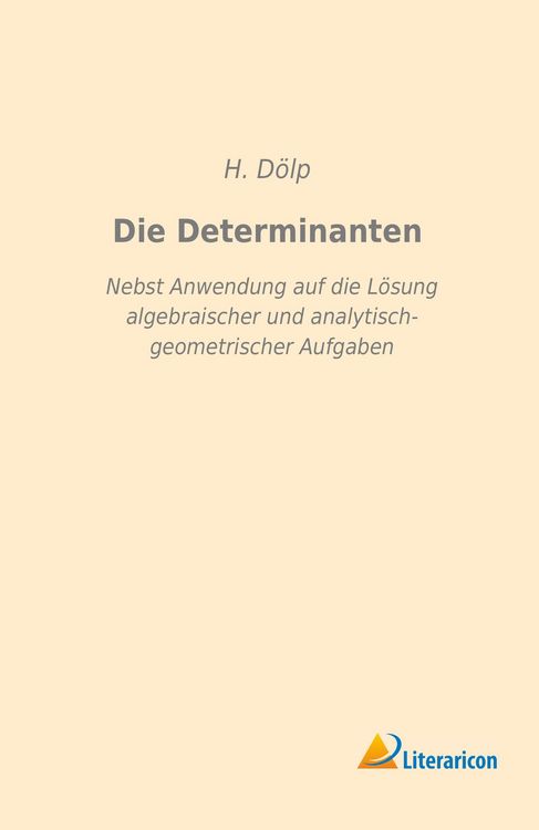 "Die Determinanten" online kaufen