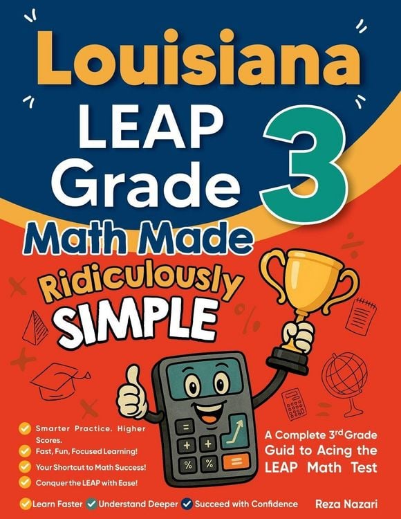 "Louisiana LEAP Grade 3 Math Made Ridiculously Simple" auf Englisch kaufen