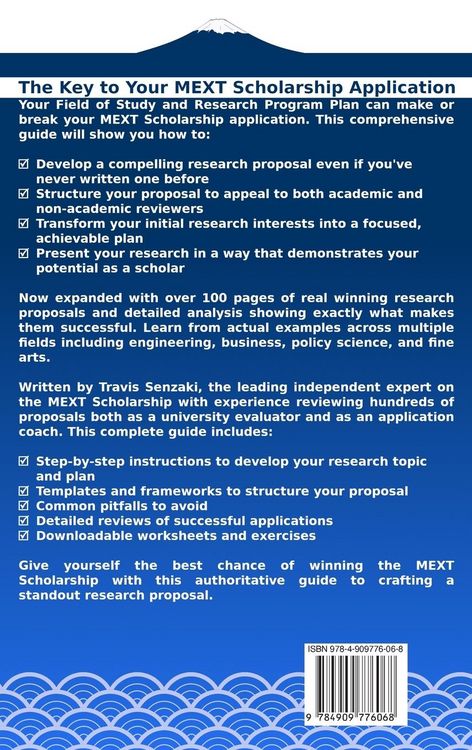 "How to Write a Scholarship-Winning Field of Study and Research Program Plan" auf Englisch kaufen