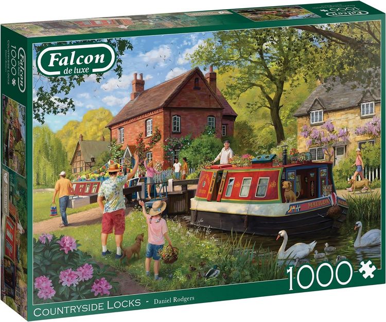Jumbo 1110500240 - Falcon, Daniel Rodgers, Countryside Locks, Puzzle ...