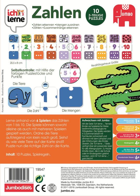 'Jumbo Spiele - ich lerne Zahlen' kaufen - Spielwaren