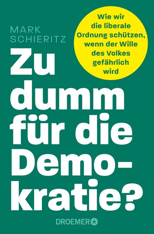 "Zu dumm für die Demokratie?" als eBook kaufen