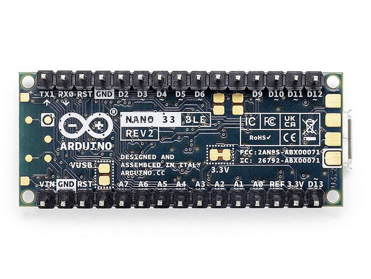 Arduino ABX00072 Board Nano 33 BLE Rev2 with headers Nano ARM® Cortex®-M4 online bestellen | Thalia