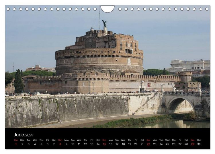 Vade mecum Romam! (Wall Calendar 2025 DIN A4 landscape), CALVENDO 12 ...