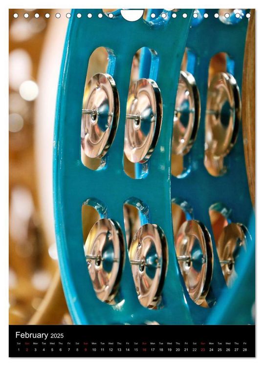 "The World of Musical Instruments (Wall Calendar 2025 DIN A4 portrait ...