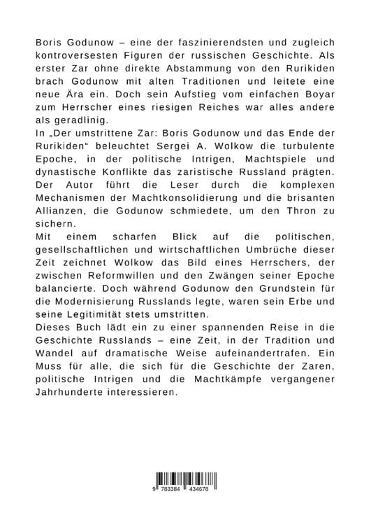 "Der umstrittene Zar: Boris Godunow und das Ende der Rurikiden" online kaufen