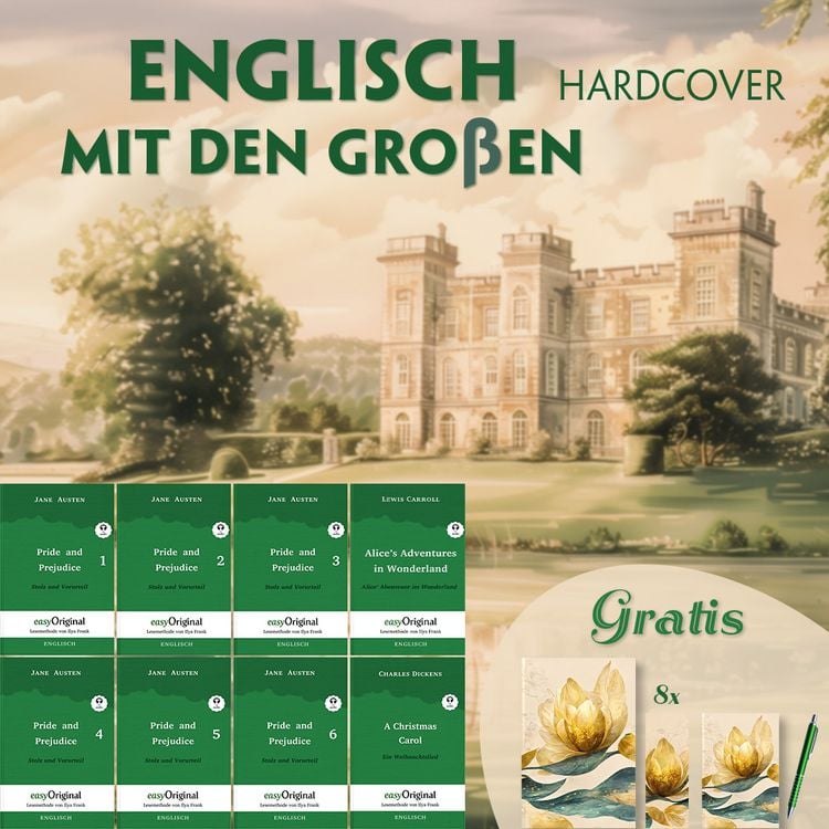 "Englisch mit den Großen Hardcover (8 Bücher + Audio-Online + exklusive ...