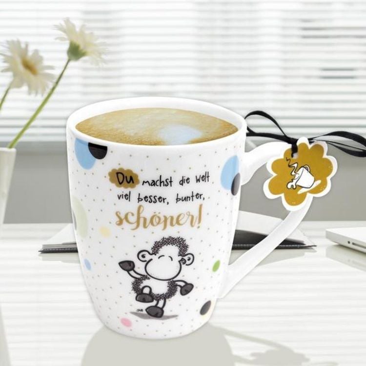 Sheepworld Tasse "Du machst die Welt…" online bestellen | Thalia
