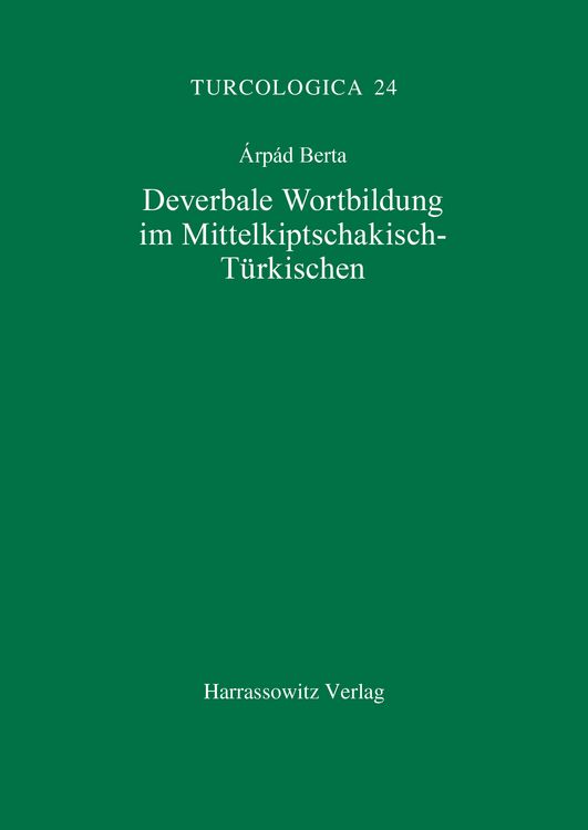 "Deverbale Wortbildung im Mittelkiptschakisch-Türkischen" online kaufen