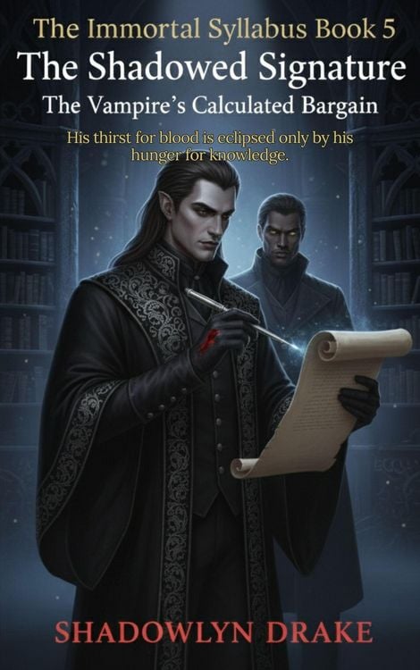 "The Shadowed Signature: The Vampire's Calculated Bargain (The Immortal ...