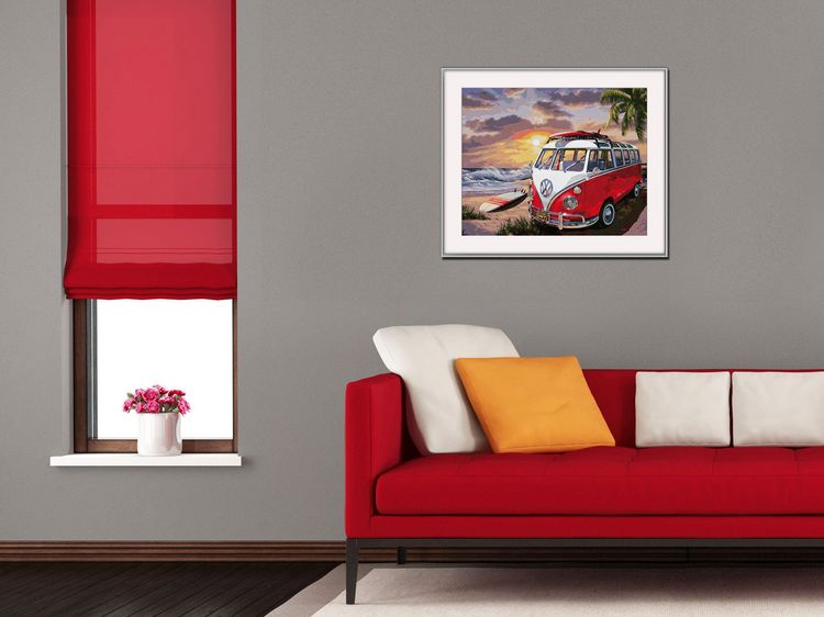 Schipper 609130861 - Malen nach Zahlen, Volkswagen T1, VW-Bulli, 50 x 40 cm kaufen - Spielwaren ...