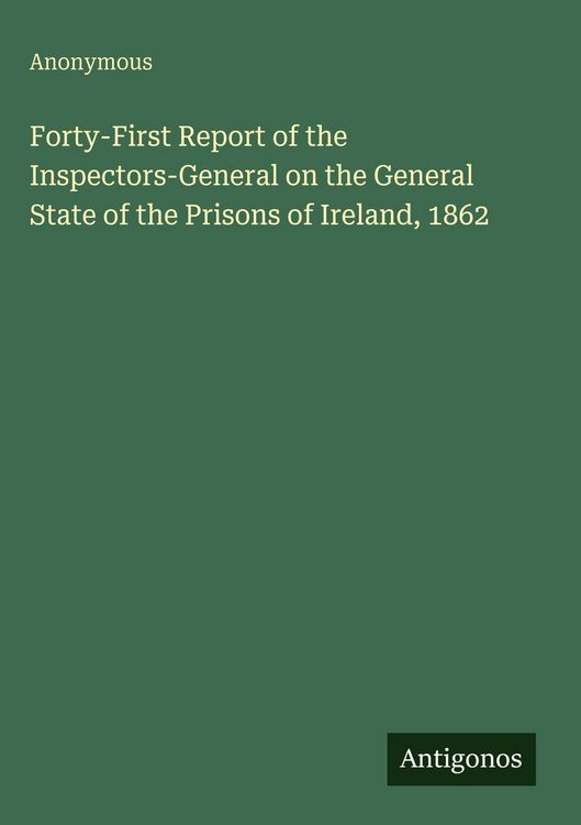 "Forty-First Report of the Inspectors-General on the General State of ...