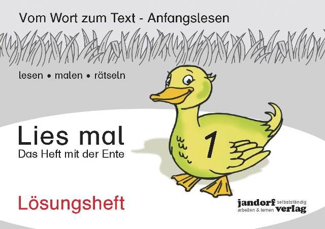 Lies mal Band 1 - Das Heft mit der Ente (Lösungsheft) - Schulbücher ...