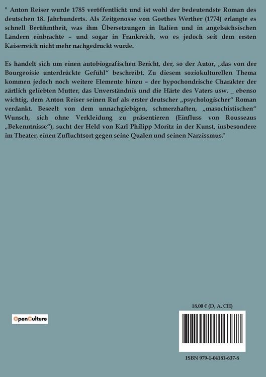 "Anton Reiser" online kaufen