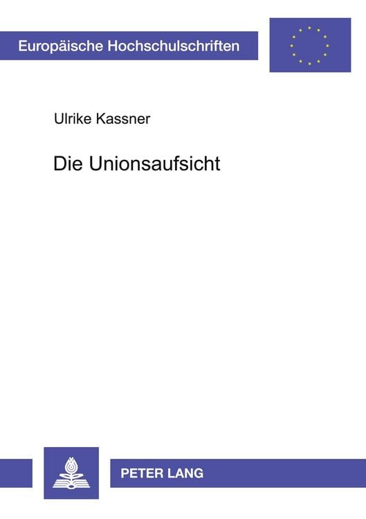 "Die Unionsaufsicht" online kaufen