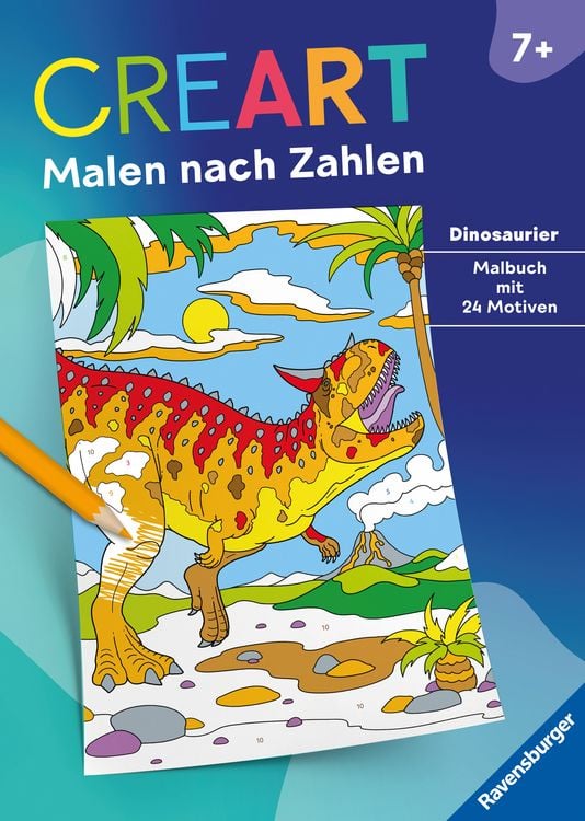 "Ravensburger CreArt 20162 - Pinguinliebe - Malen nach Zahlen Pinguin für Kinder ab 9 Jahre ...