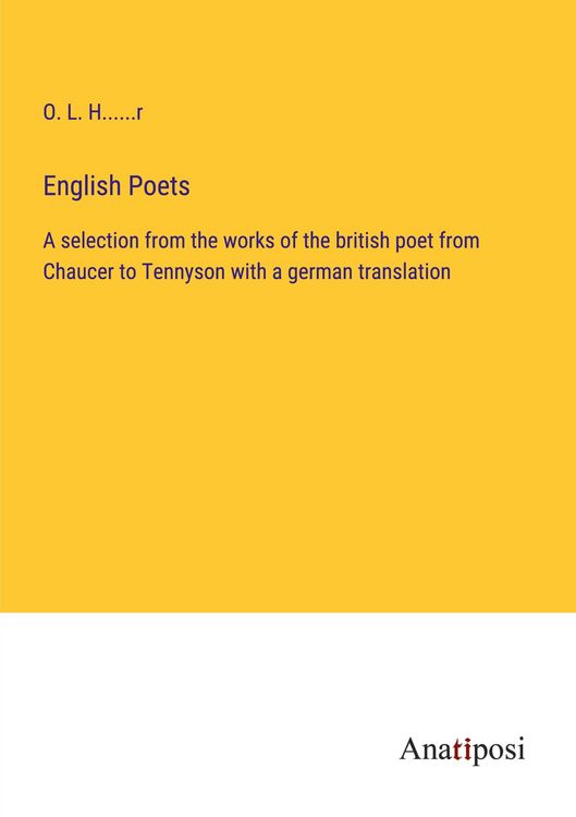 "English Poets" online kaufen