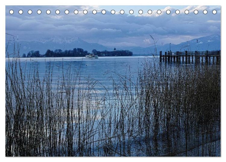 "Stille Tage am Chiemsee (Tischkalender 2025 DIN A5 quer), CALVENDO ...