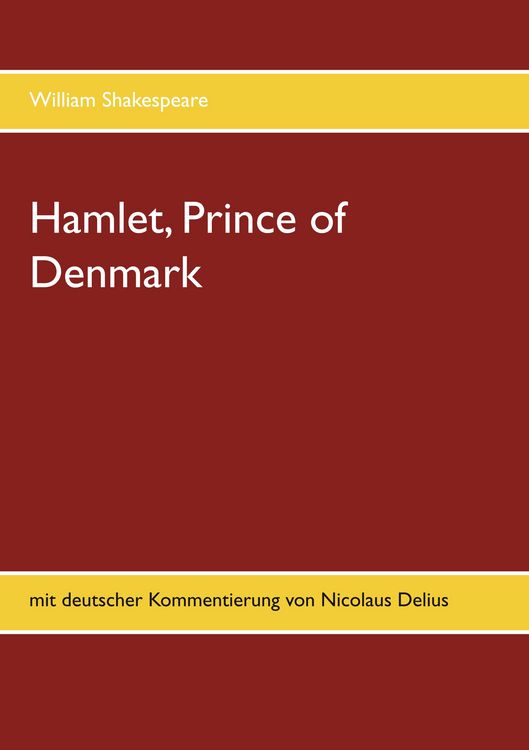 "Hamlet, Prince of Denmark" von William Shakespeare bei bücher.de bestellen