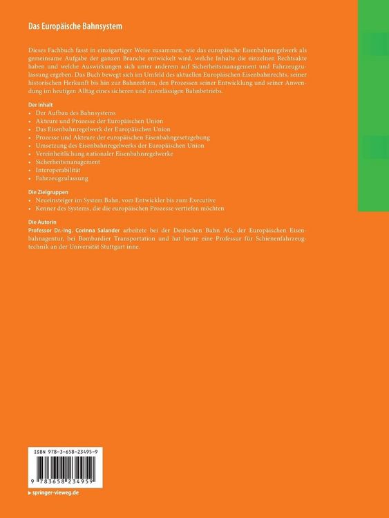 "Das Europäische Bahnsystem" von Corinna Salander bei bücher.de bestellen