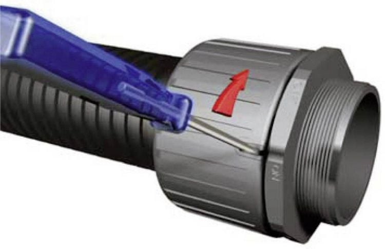 HellermannTyton 166-21005 HG28-S-M25 Schlauchverschraubung Schwarz M25 22.80mm Gerade 1St. kaufen