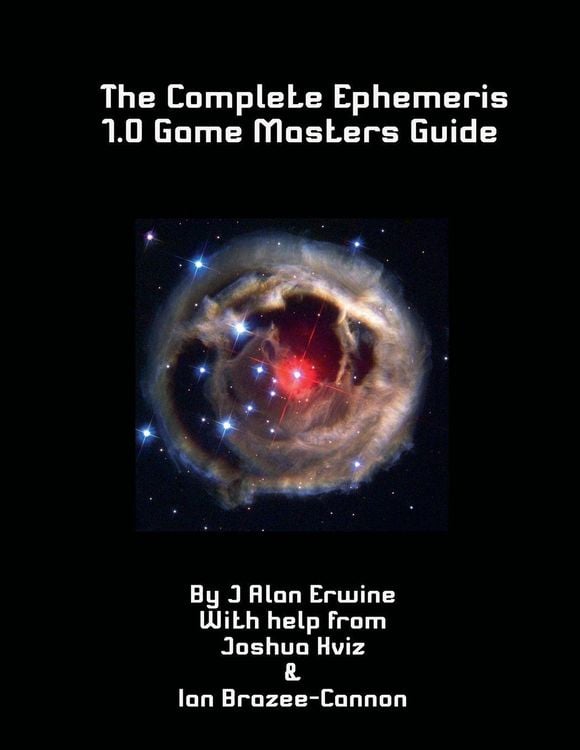 "The Complete Ephemeris 1.0 Game Master's Guide" auf Englisch kaufen