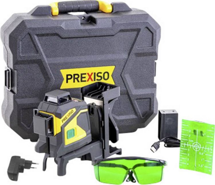 Prexiso PLC3-360G 360°-Linienlaser grüner Laser, inkl. 360° Laser, inkl ...
