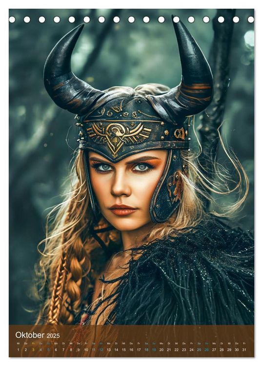 "Wikinger - Erbe der Walküren als moderne Wikingerfrau (Tischkalender ...