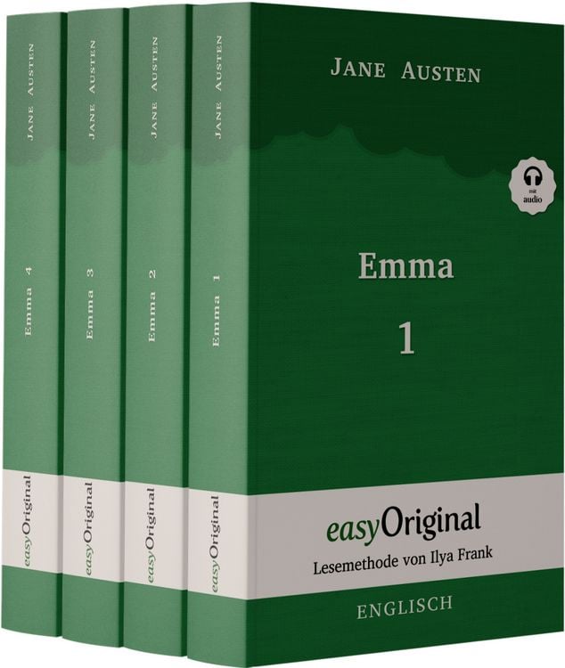 "Emma - Teile 1-4 (Buch + Audio-Online) - Lesemethode von Ilya Frank ...