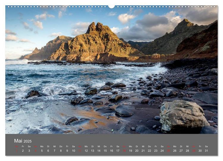 "Teneriffa - Lichtstimmungen (Wandkalender 2025 DIN A2 quer), CALVENDO ...