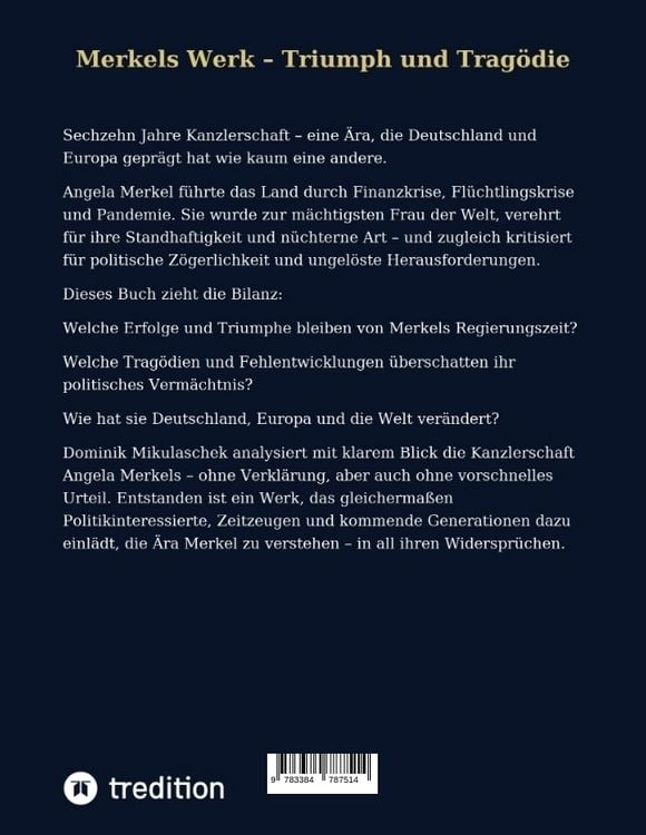 "Merkels Werk - Triumph und Tragödie" online kaufen