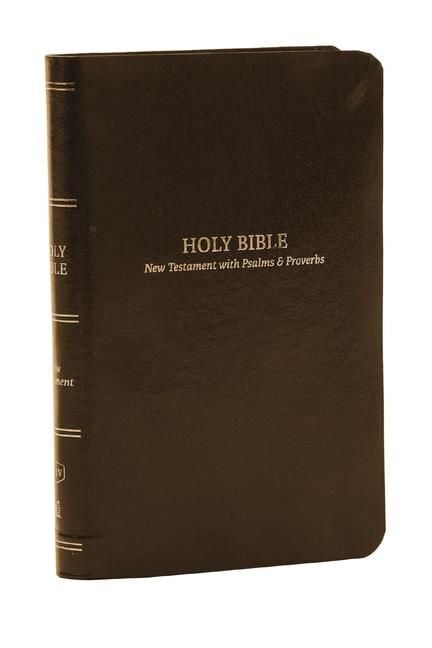 "KJV Holy Bible: Pocket New Testament with Psalms and Proverbs, Brown ...