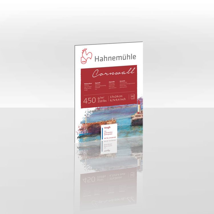 Hahnemühle Papier Cornwall, 17 x 24 cm, 450 g/m² - Künstlerpapier ...
