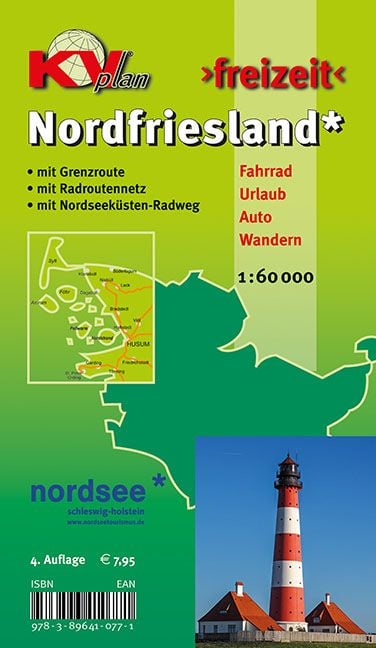 "Nordfriesland Kreis mit Sylt, Amrum, Föhr und Halligen, KVplan ...