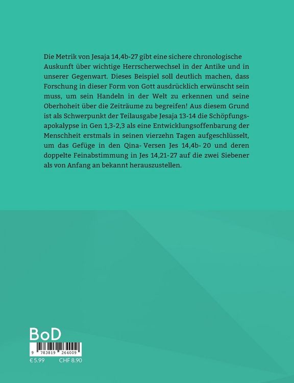 "Das Buch Jesaja 13-14" online kaufen