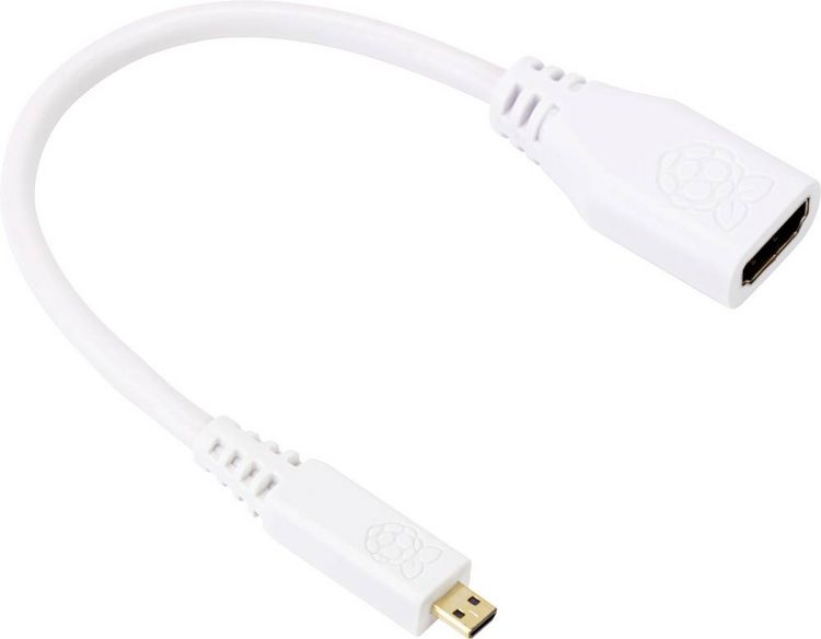 Raspberry Pi® HDMI-Adapter Raspberry Pi® [1x HDMI-Stecker D Micro - 1x ...