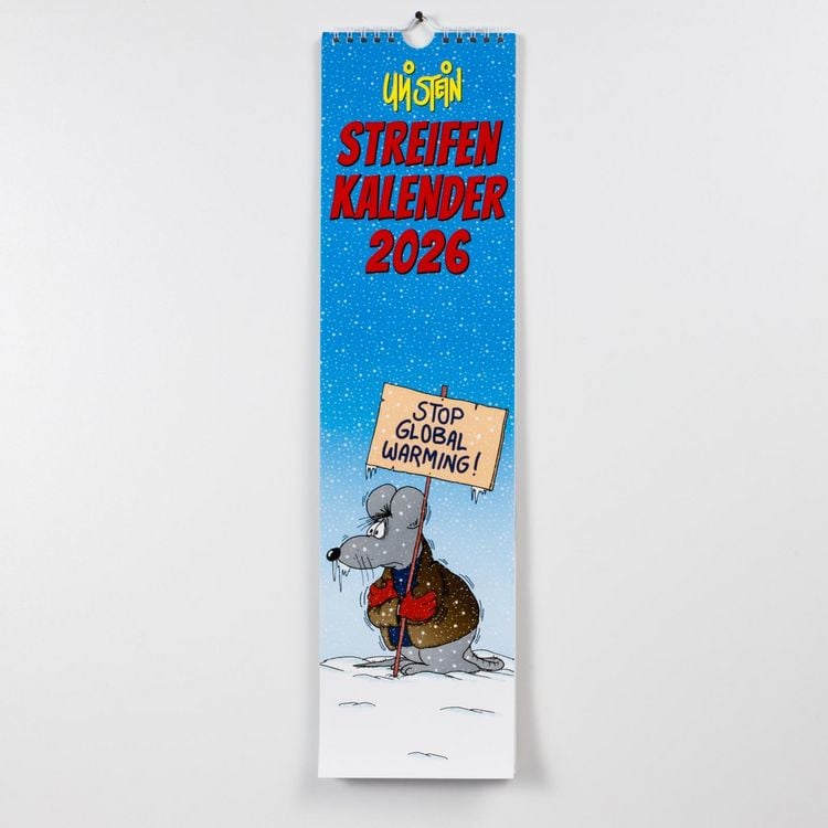 "Uli Stein Streifenkalender 2026: Monatskalender für die Wand" kaufen