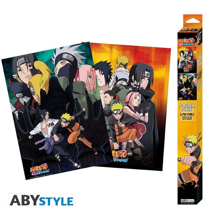 NARUTO SHIPPUDEN - Set 2 Chibi Posters - Ninjas (52x38) x4 - Jetzt bei ...