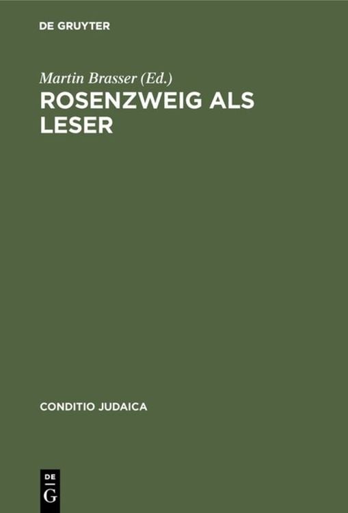 "Rosenzweig als Leser" online kaufen