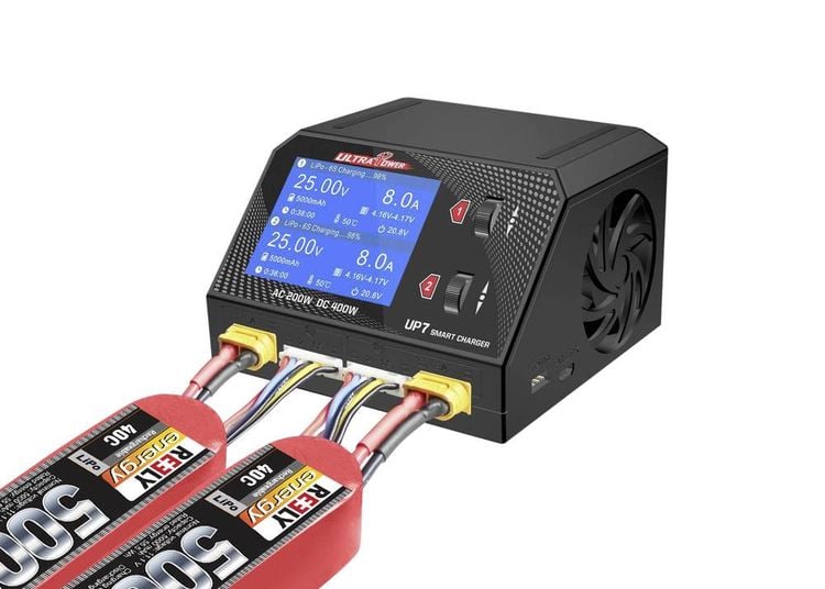 Ultra Power Modellbau-Ladegerät 10 A LiIon, LiPo, LiFePO, LiHV, NiMH ...