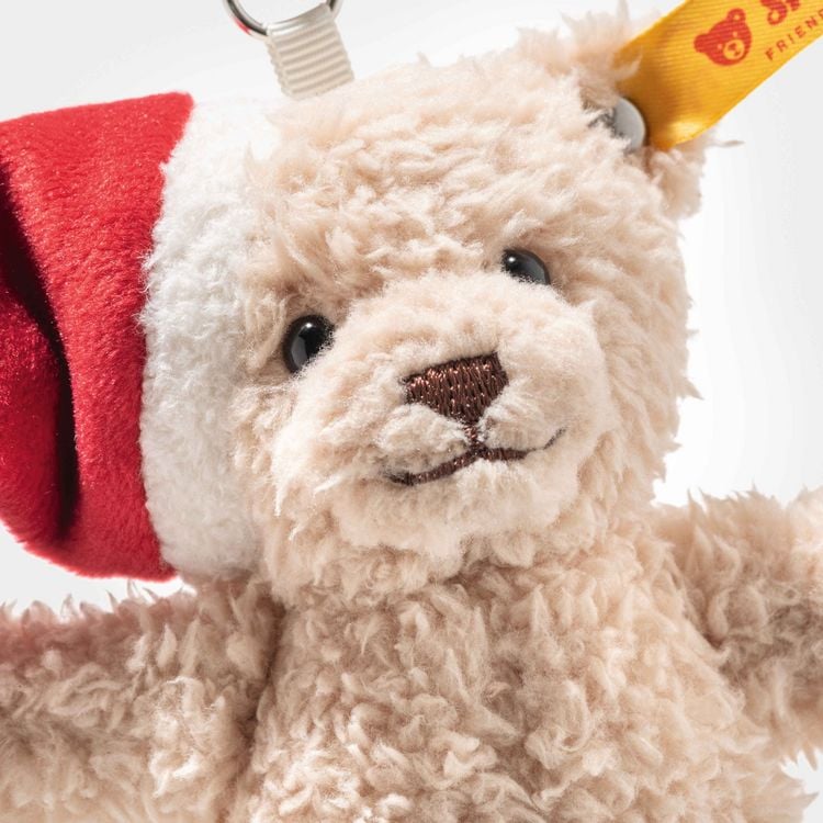 Steiff 122607 - Schlüsselanhänger Teddybär Ben Cosy Christmas, beige ...