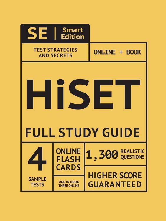 HISET Full Study Guide - Schule & Lernen Schulbuch - 978-1-949147-10-0 ...
