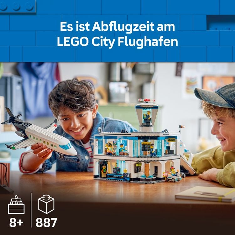 LEGO City 60502 Flughafen mit Flugzeug, Spielzeug für Kinder ab 8 kaufen