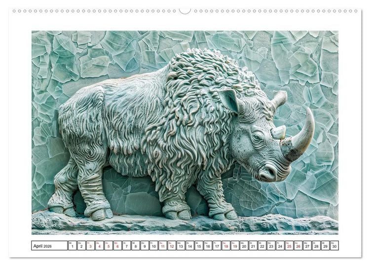 "Wesen aus der Urzeit (hochwertiger Premium Wandkalender 2026 DIN A2 ...