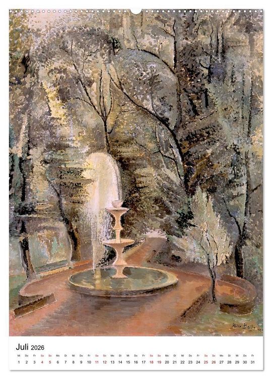 "Alice Bailly (Wandkalender 2026 DIN A2 hoch), CALVENDO Monatskalender ...