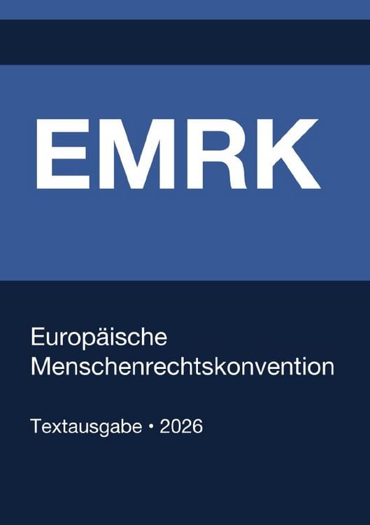 "EMRK - Europäische Menschenrechtskonvention 2026" online kaufen