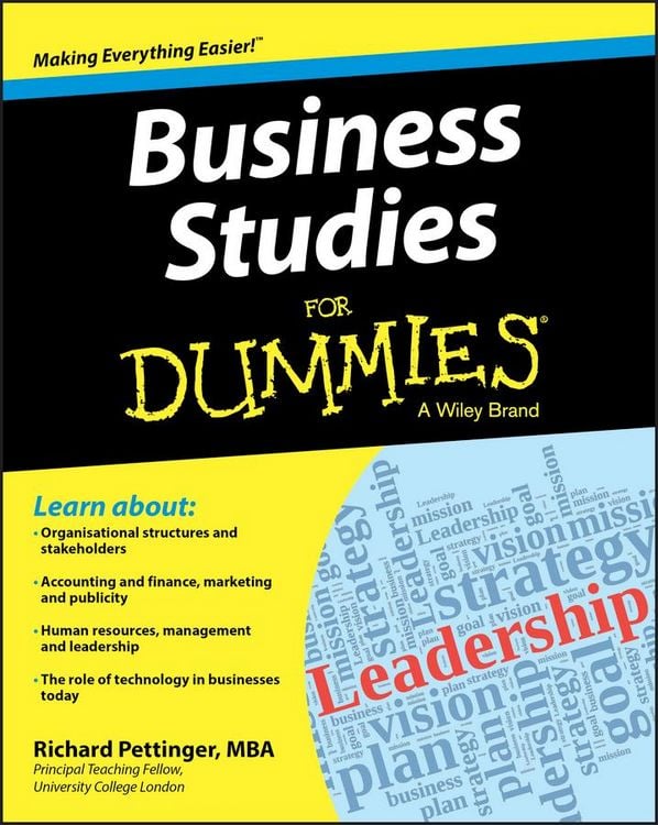 "Business Studies For Dummies" auf Englisch kaufen