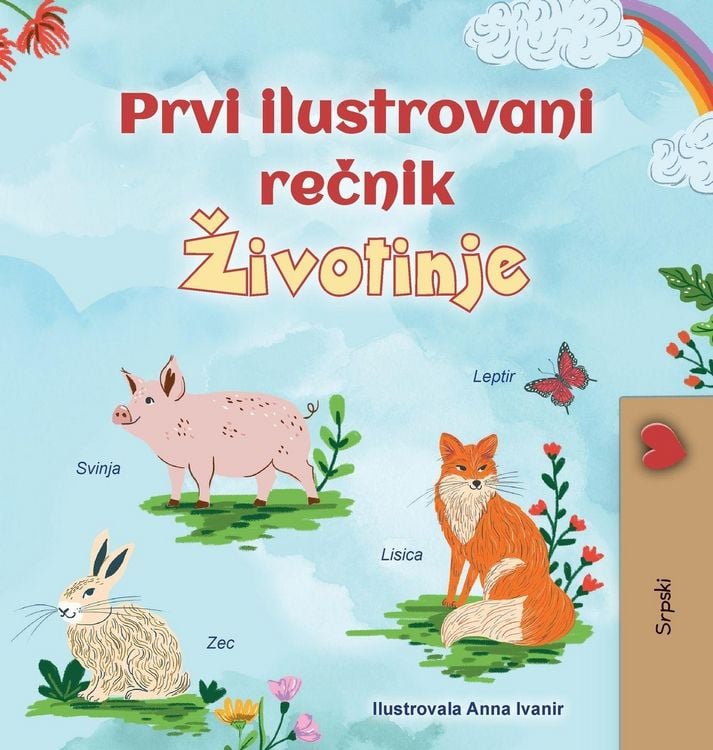 "First Picture Dictionary - Animals (Serbian Children's Book - Latin ...