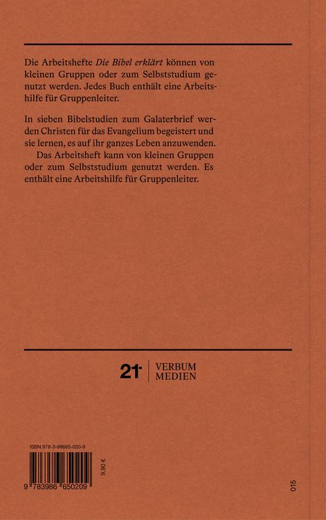 "Galater | Arbeitsheft (Die Bibel erklärt)" von Timothy Keller bei ...